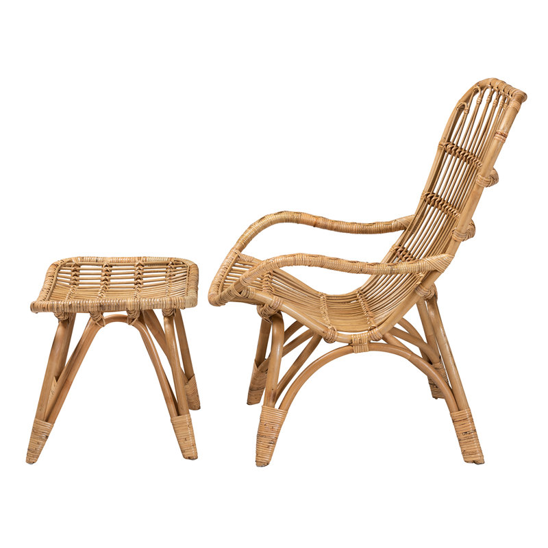 Bayou Breeze Aaniah Rattan Armchair | Wayfair