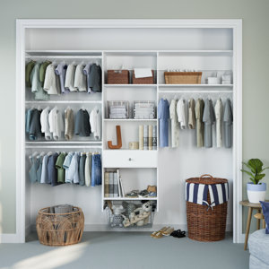 Dotted Line™ Grid Convertible Closet System | Wayfair