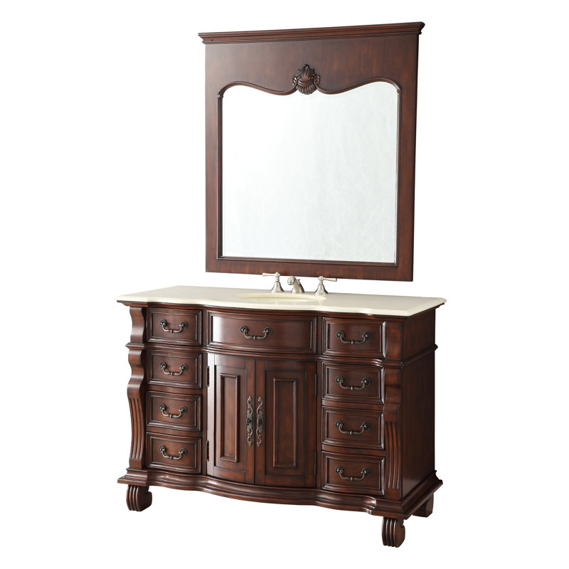 Astoria Grand Trawick 50'' Free-standing Single Bathroom Vanity with ...