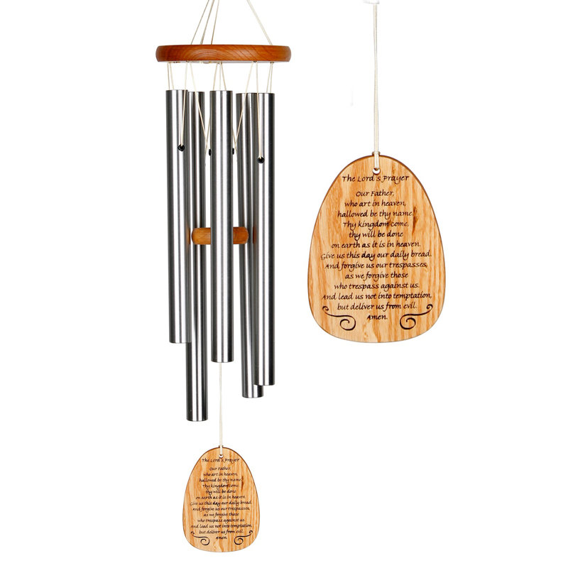 Woodstock Chimes Reflections™ - The Lord's Prayer Wind Chime | Wayfair