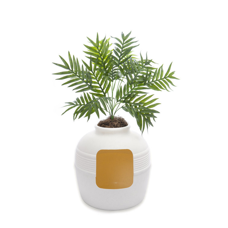 Tucker Murphy Pet™ Covered Hidden Cat Litter Box With Decorative ...