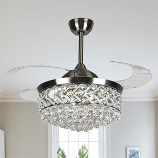 Wayfair | Retractable Blades Ceiling Fans You'll Love in 2023