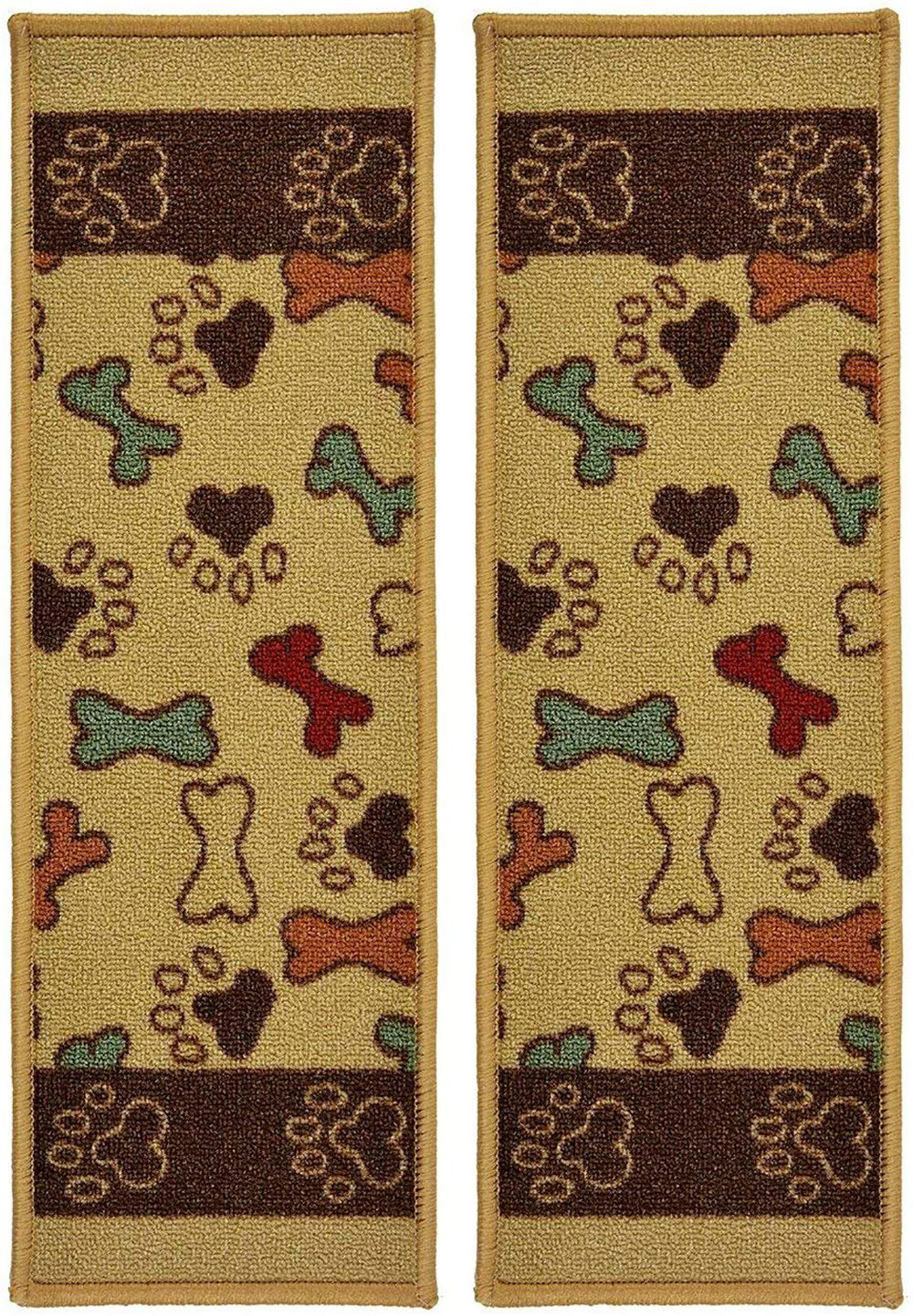 Winston Porter Slip Resistant Stair Treads Machine Washable Pet Paw ...