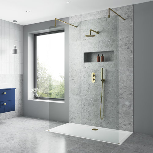 Nuie Slip Resistant Rectangular Walk-In Shower Tray 1600 X 800 ...