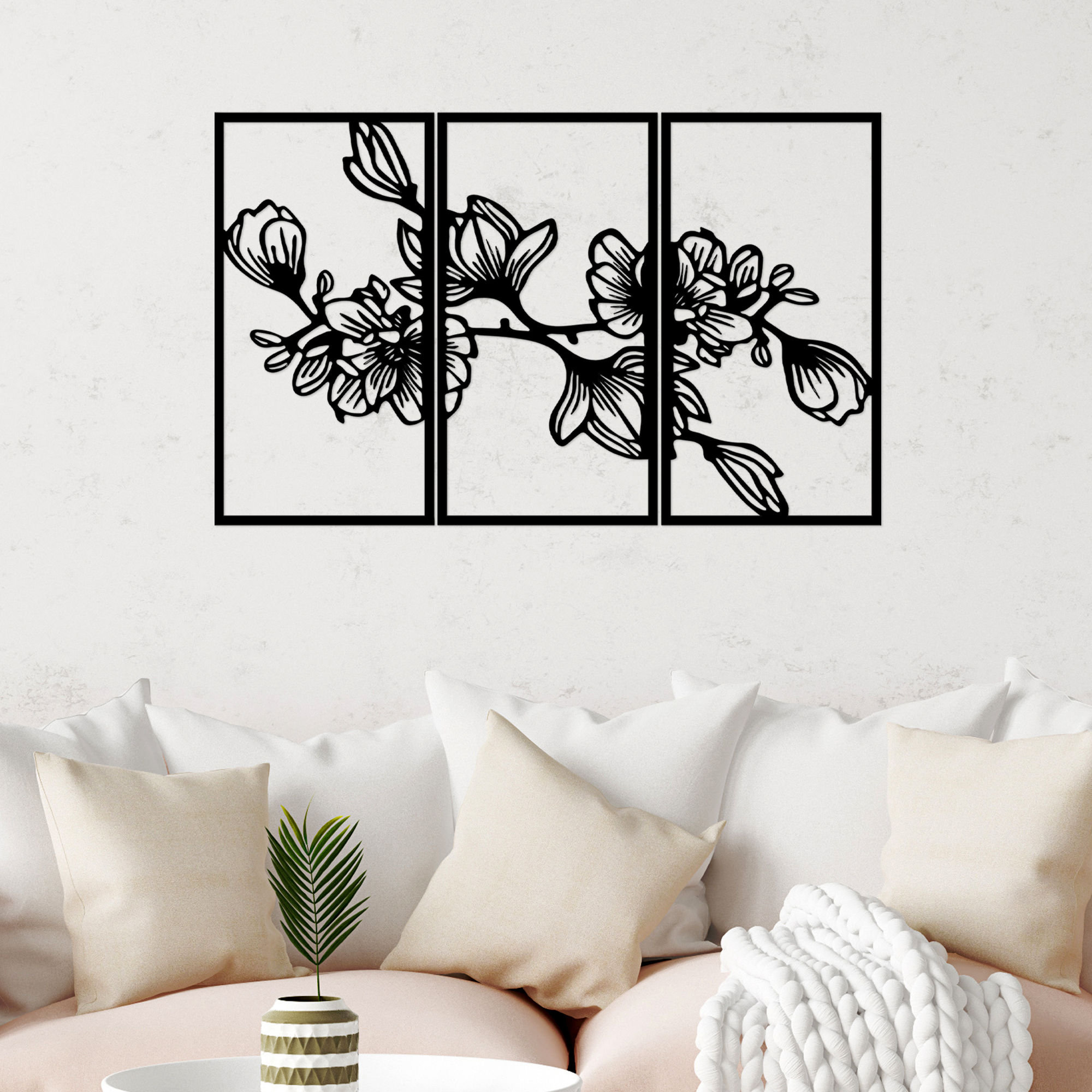 Bless international 3 Piece Flower Wall Décor Set | Wayfair