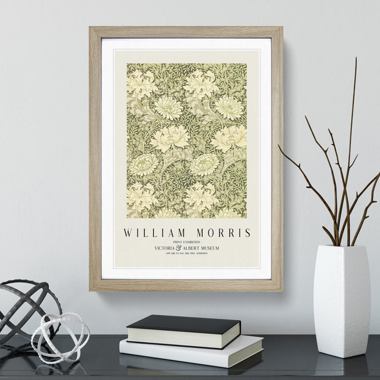 East Urban Home Chrysanthemum by William Morris - Picture Frame Art ...