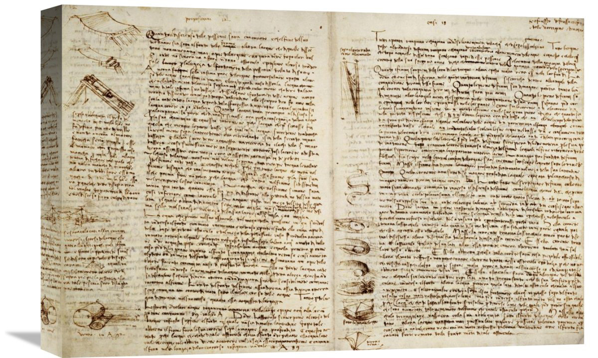 Vault W Artwork The Codex Hammer by Leonardo Da Vinci - Graphic Art on ...