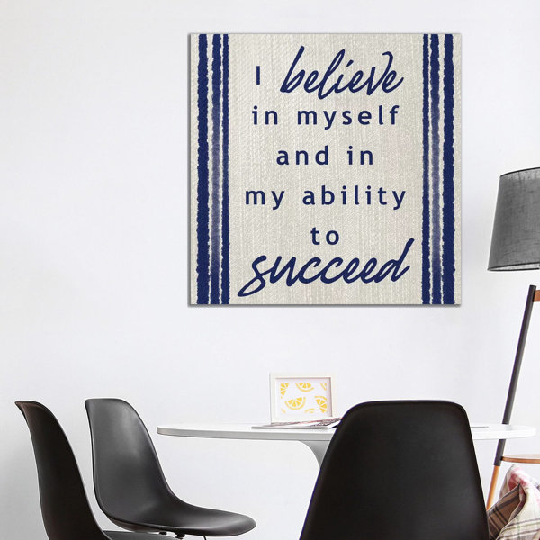 Maturi Belief In Success by Marcus Prime - Typography on Canvas ...