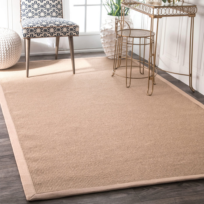 Beachcrest Home Gustavo Jute/Sisal Sand Rug & Reviews | Wayfair