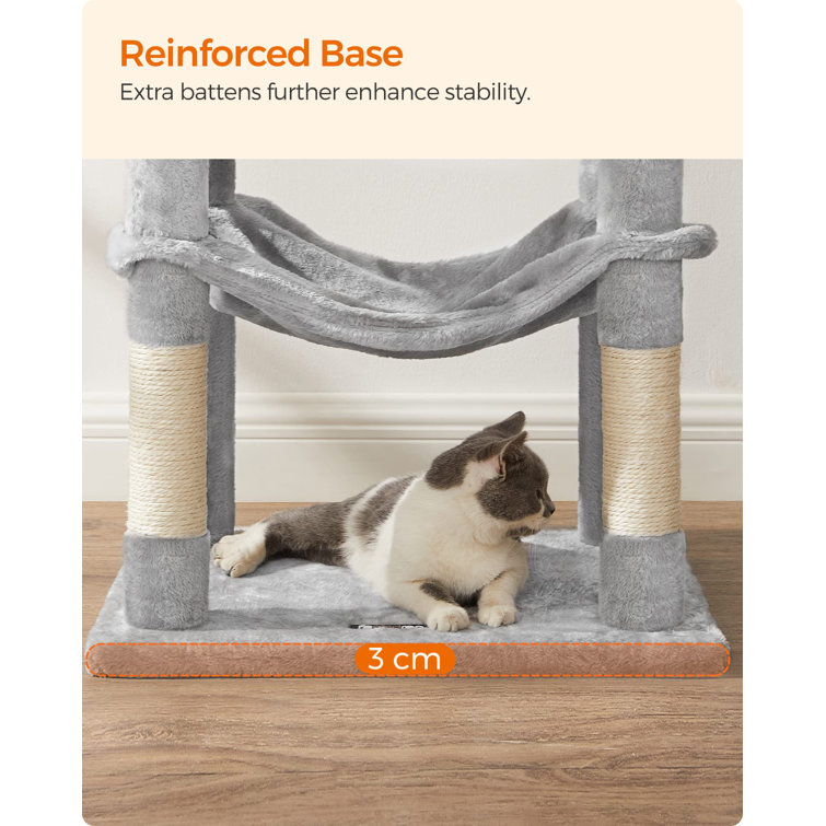 Archie & Oscar 143cm Dejon Cat Tree | Wayfair.co.uk