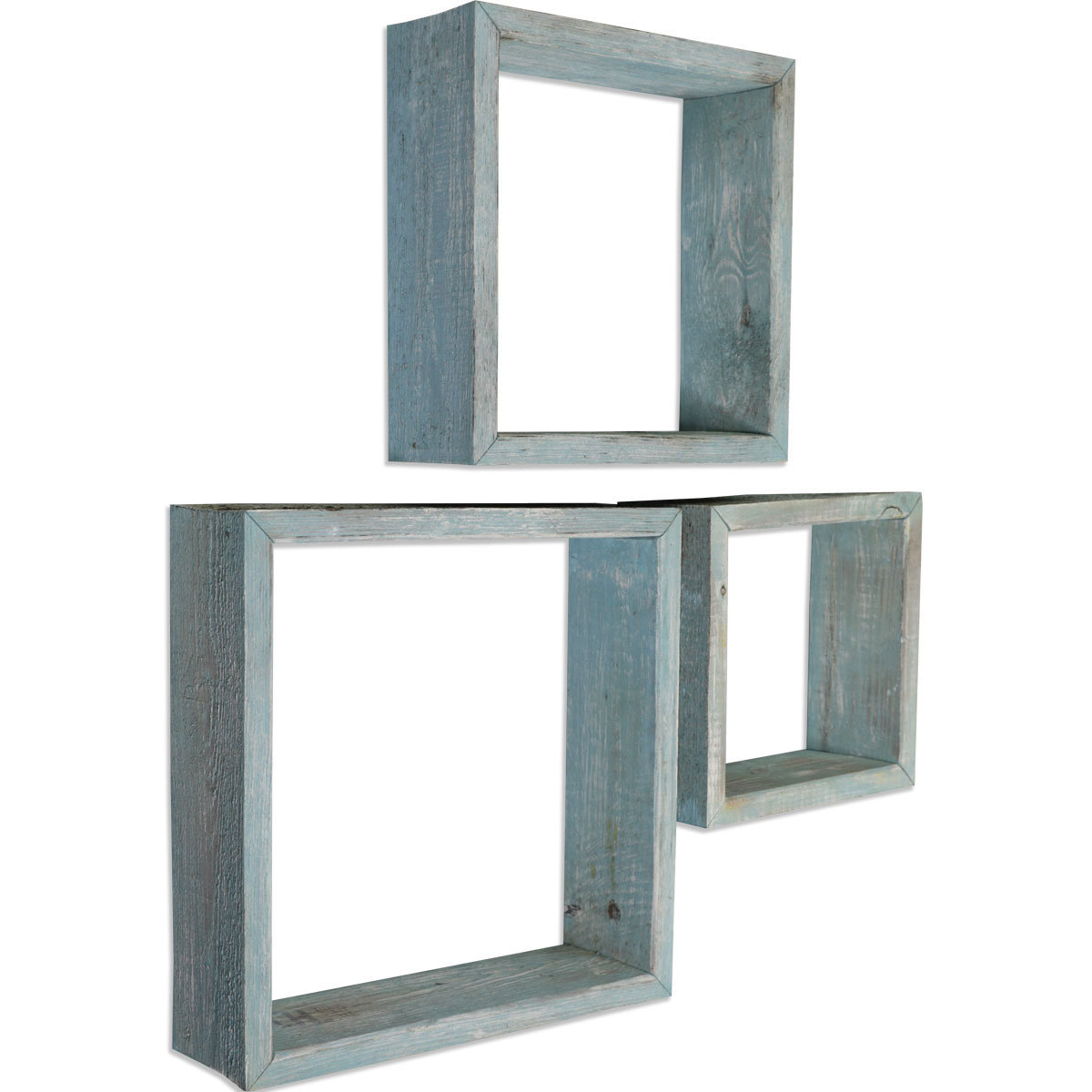 PCI Enterprises Vintage Farmhouse Shadow Box 3 Piece Wall Shelf Set ...