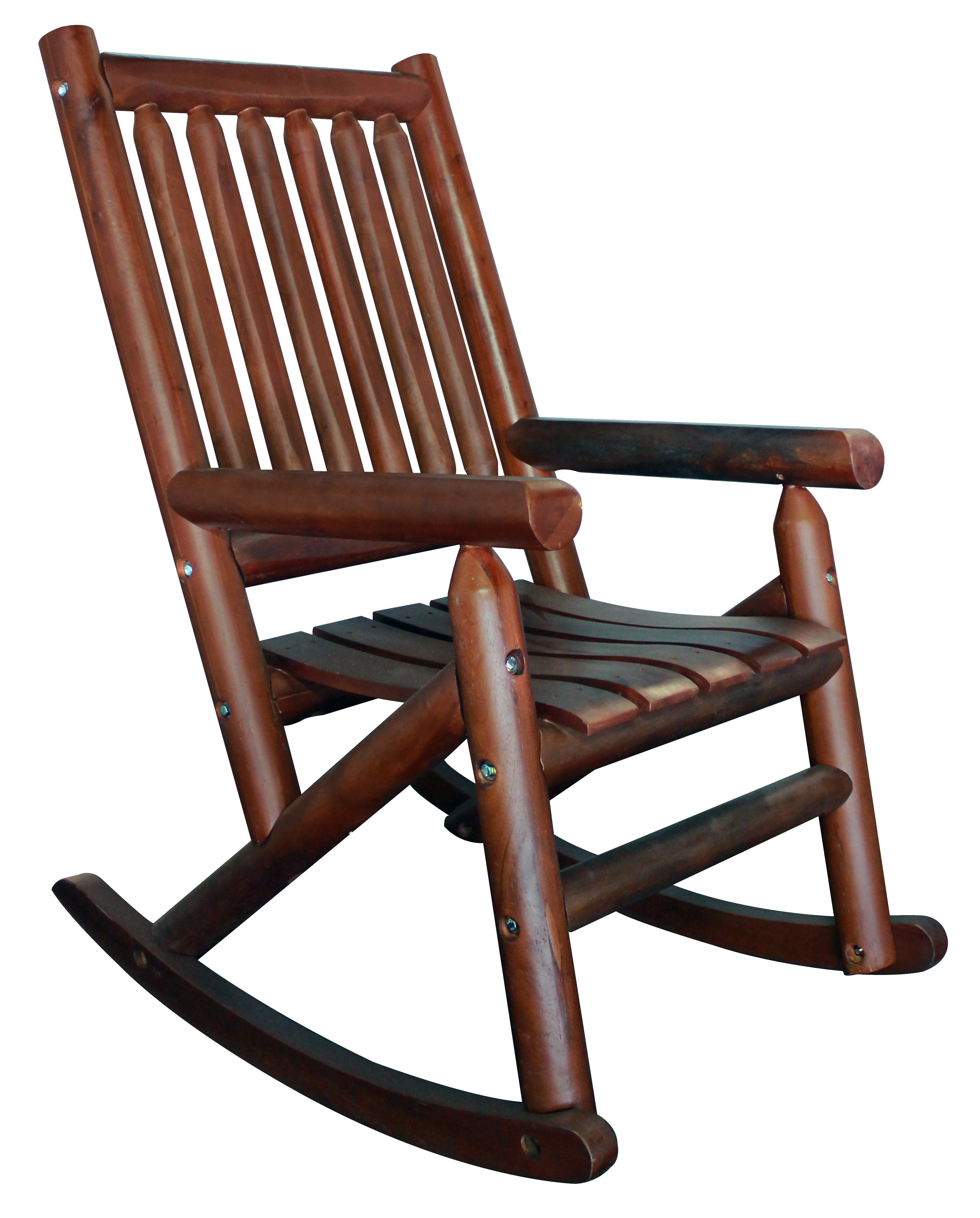 Red Barrel Studio® Outdoor Chalanda Rocking Solid Wood Chair | Wayfair