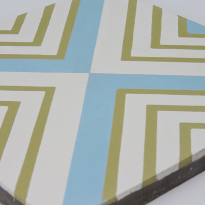 Moroccan Mosaic Tile House Mazagan 8" x 8" Cement Patterned Wall ...