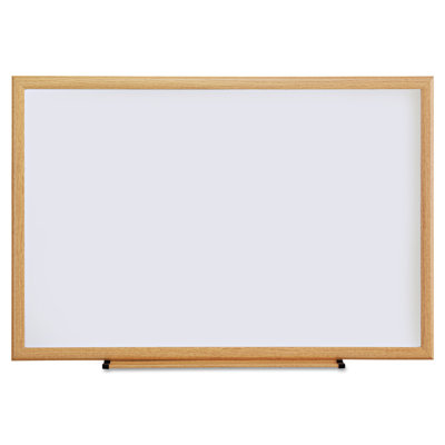 Universal Oak Frame Dry-Erase Wall Mounted Whiteboard & Reviews | Wayfair