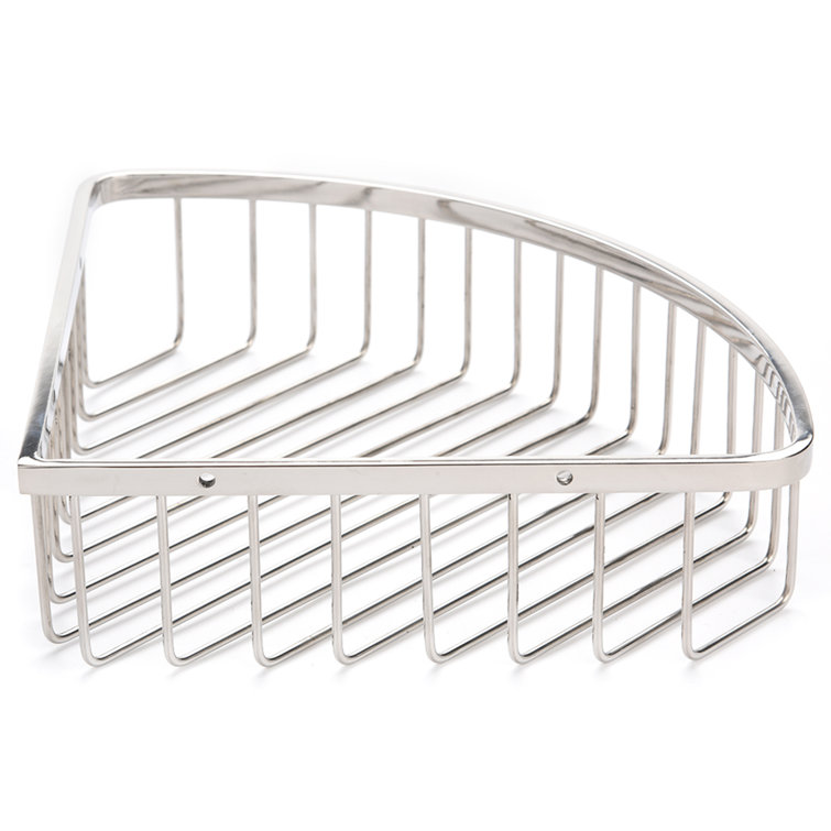 Rebrilliant Honea Drill / Screw Stainless Steel Shower Basket | Wayfair ...