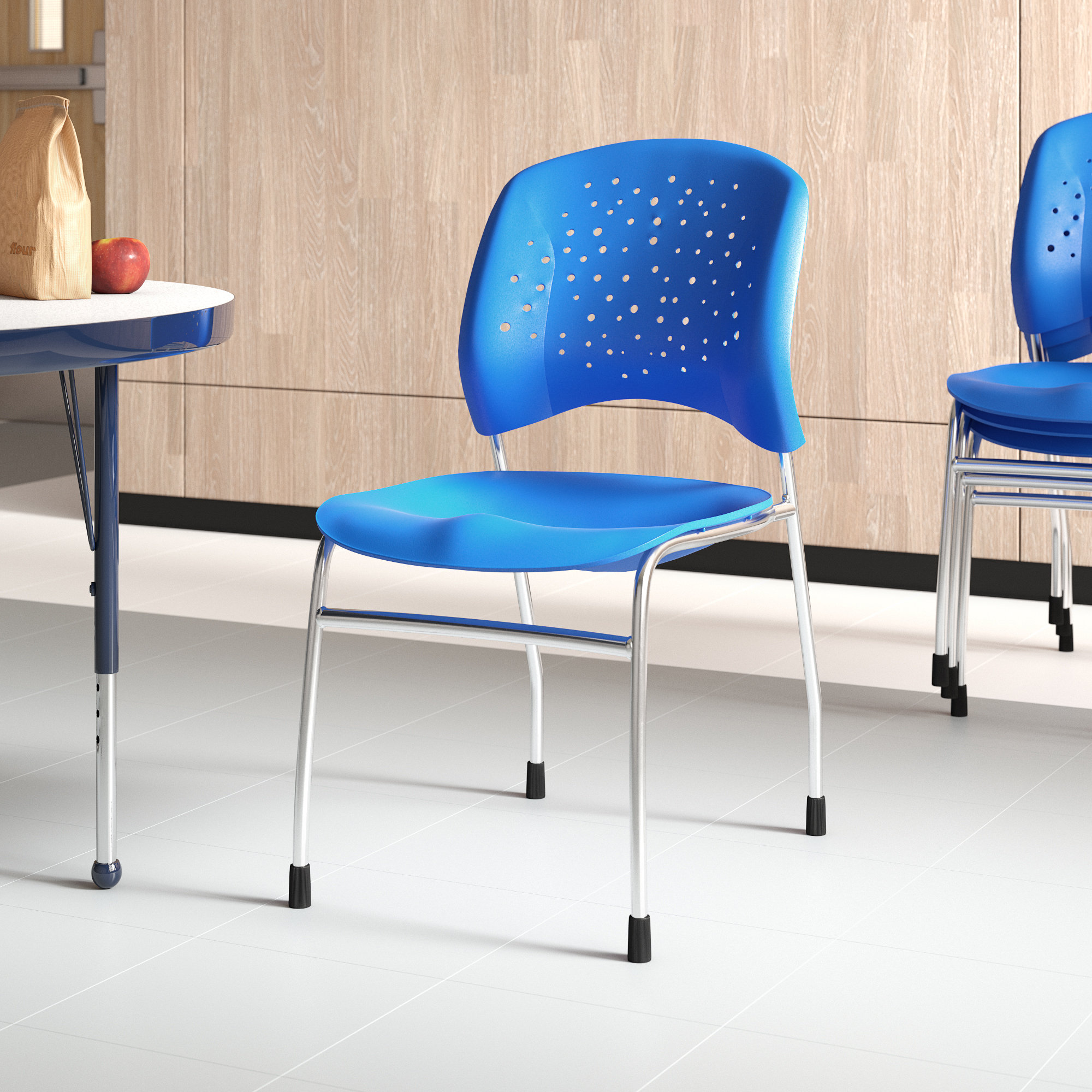 Safco Products Armless Reve Guest Stacking Chair | Wayfair