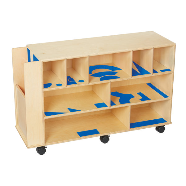 Childcraft Mobile Block 9 Compartment Shelving Unit - Wayfair Canada