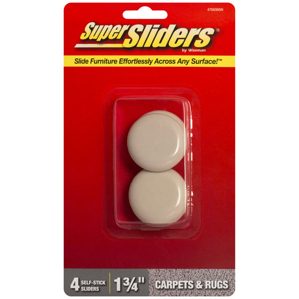 Super Sliders Round Self-Stick Furniture Slider | Wayfair