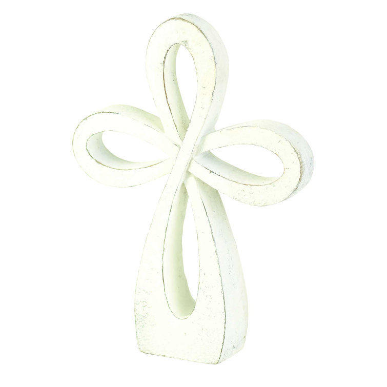 Gracie Oaks Bodette Tabletop Cross Figurine | Wayfair