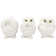 Loon Peak® 3 Piece Carder Fat Baby Owls Figurine Set & Reviews | Wayfair