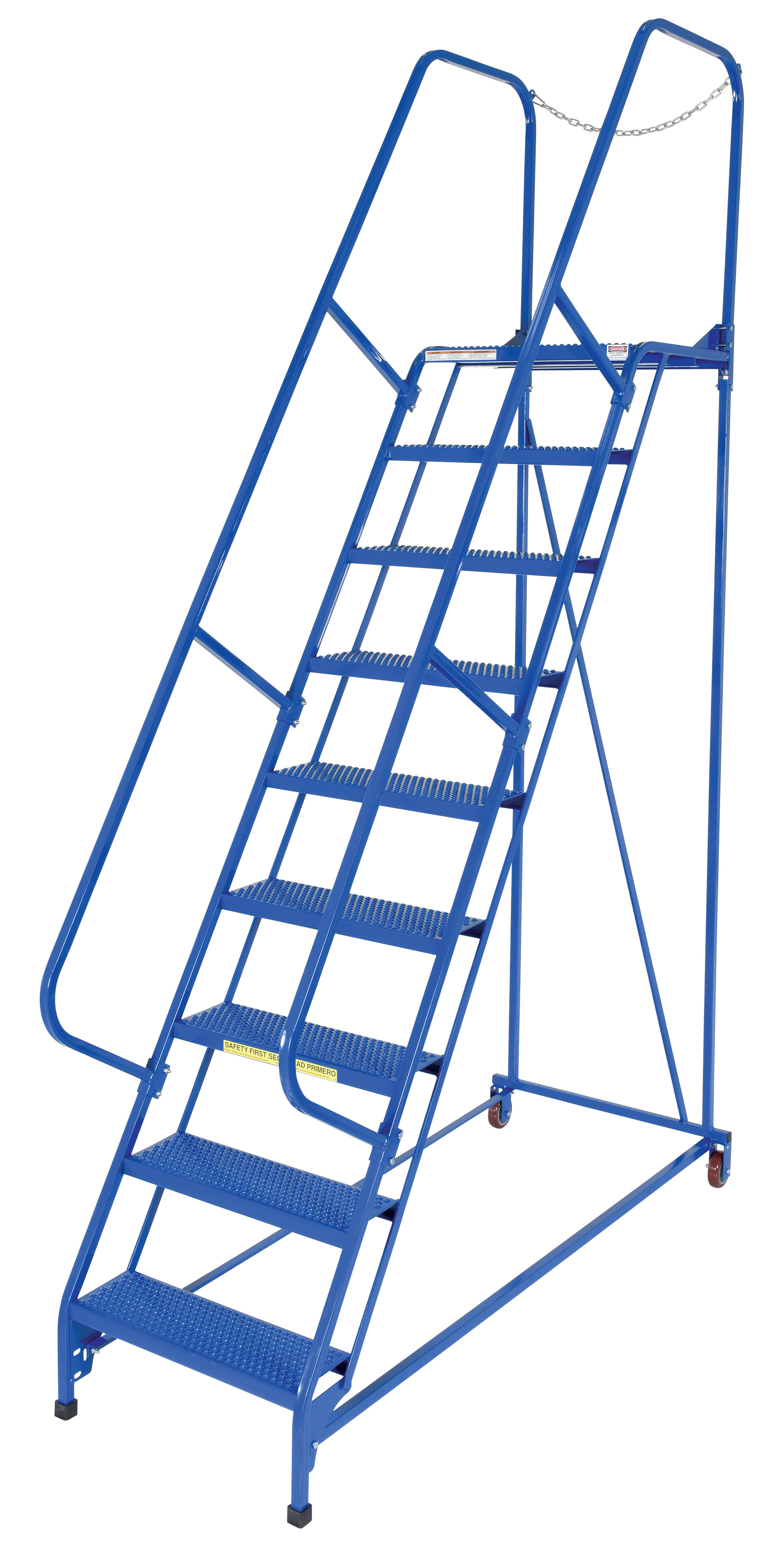 WFX Utility™ Colyton 10' Steel Rolling Ladder | Wayfair