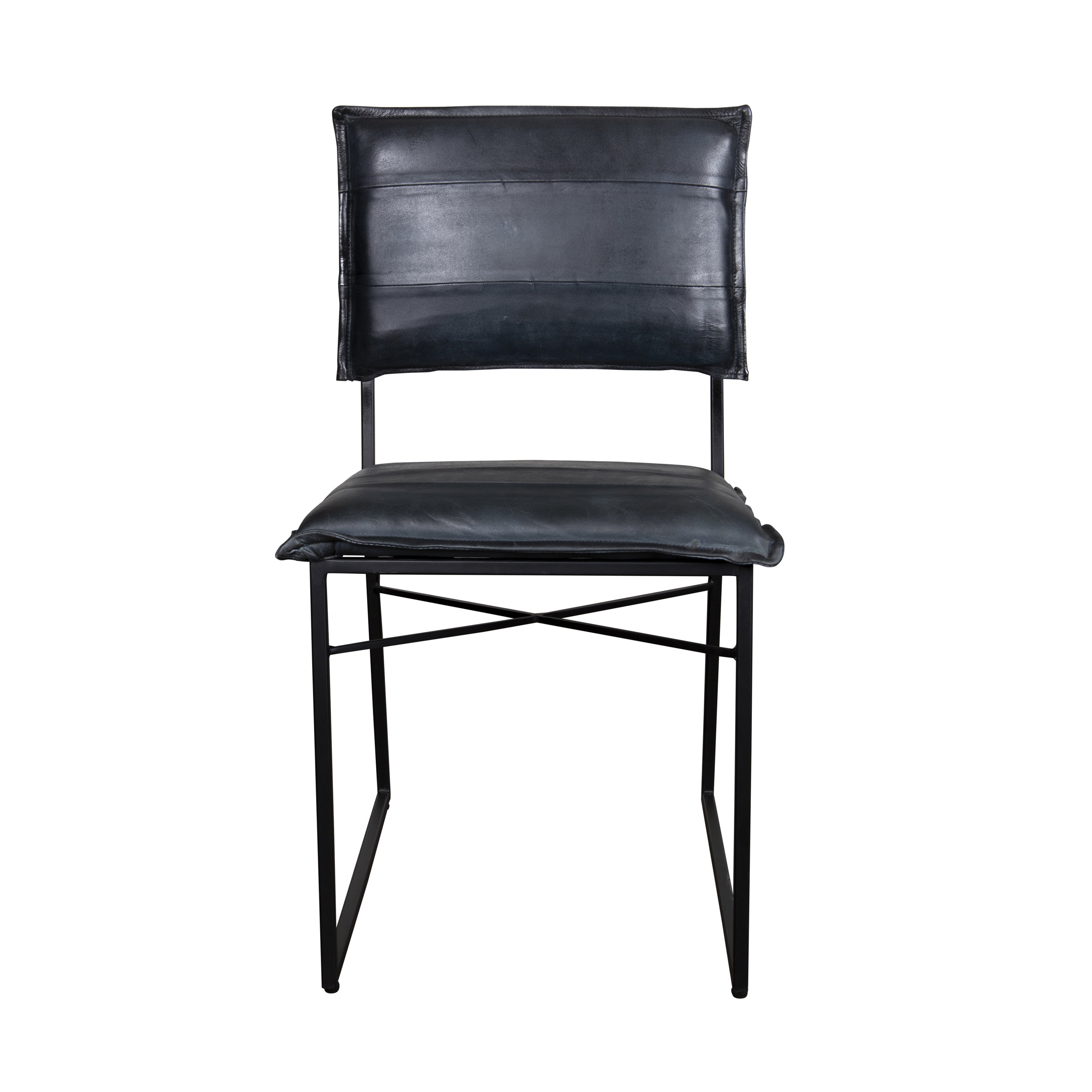 17 Stories Leather Side Chair | Wayfair