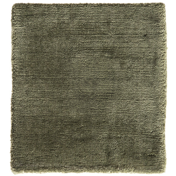 Woven Concepts Bonn Hand-Loomed Synthetic Light Moss Area Rug | Wayfair