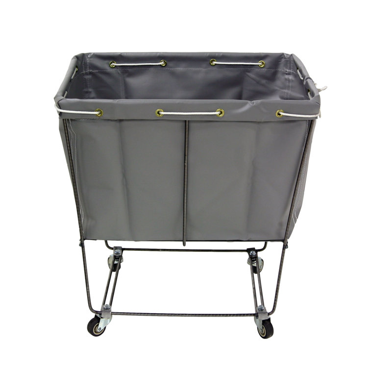 Steele Canvas Elevated Rolling Laundry & Utility Cart with Removable ...