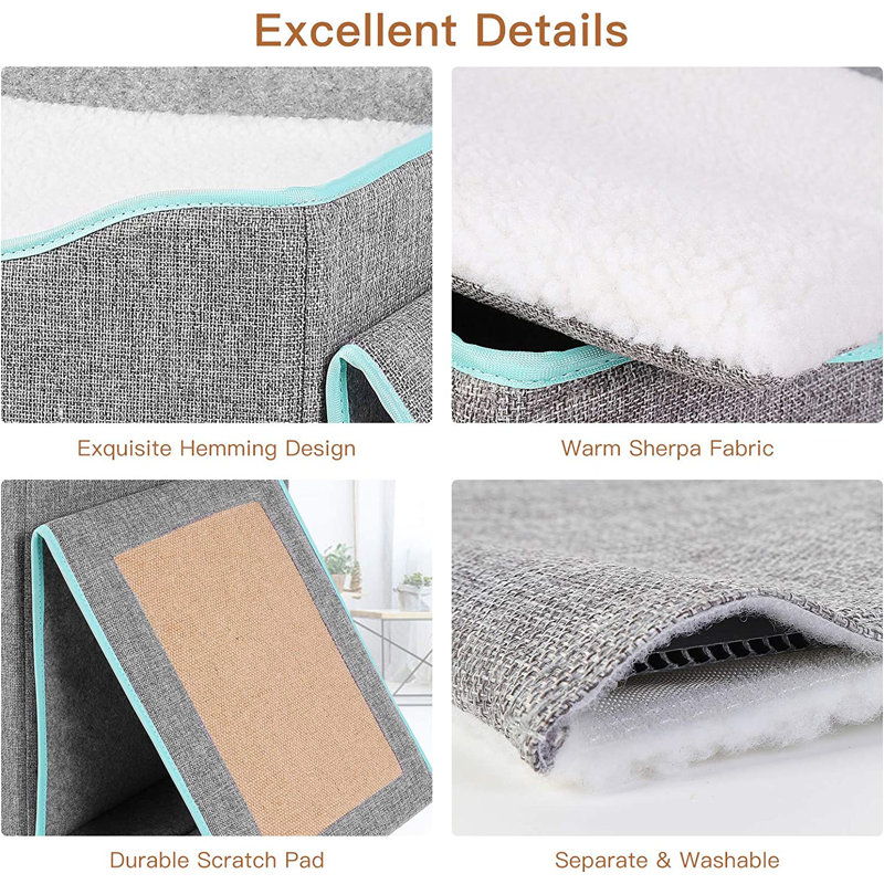 Tucker Murphy Pet™ Brystin Square Cat Bed & Reviews | Wayfair