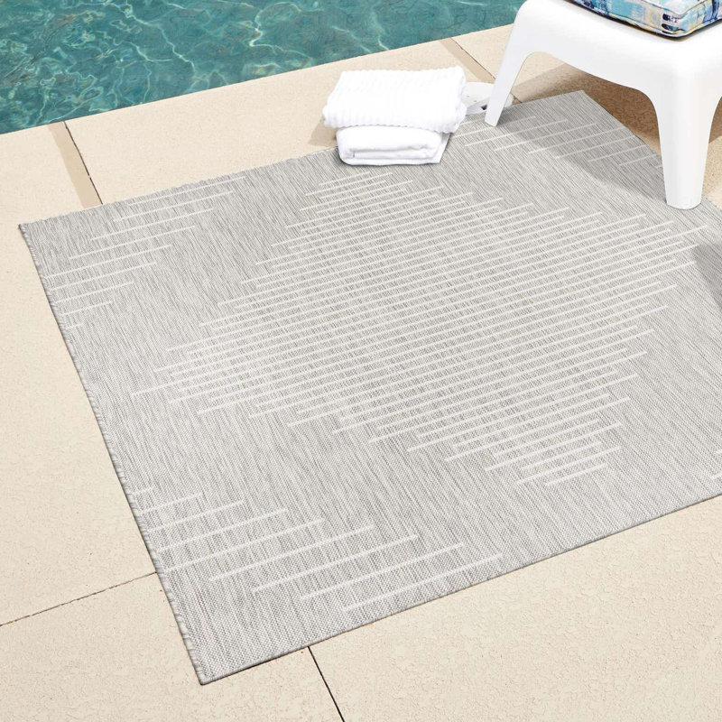 Foundry Select Ava-Mary Gray Indoor/Outdoor Rug & Reviews | Wayfair