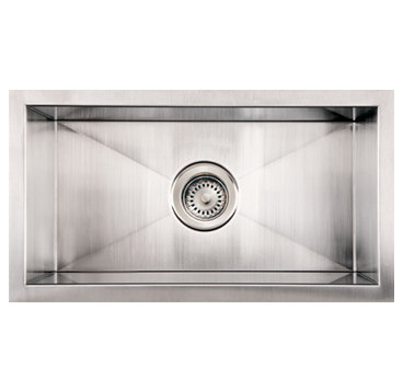 Whitehaus Collection Noah's 12'' W Single Bowl Stainless Steel ...