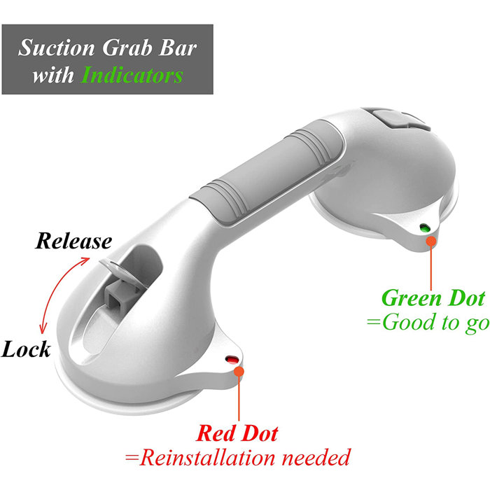 AmeriLuck Suction Shower Grab Bar | Wayfair