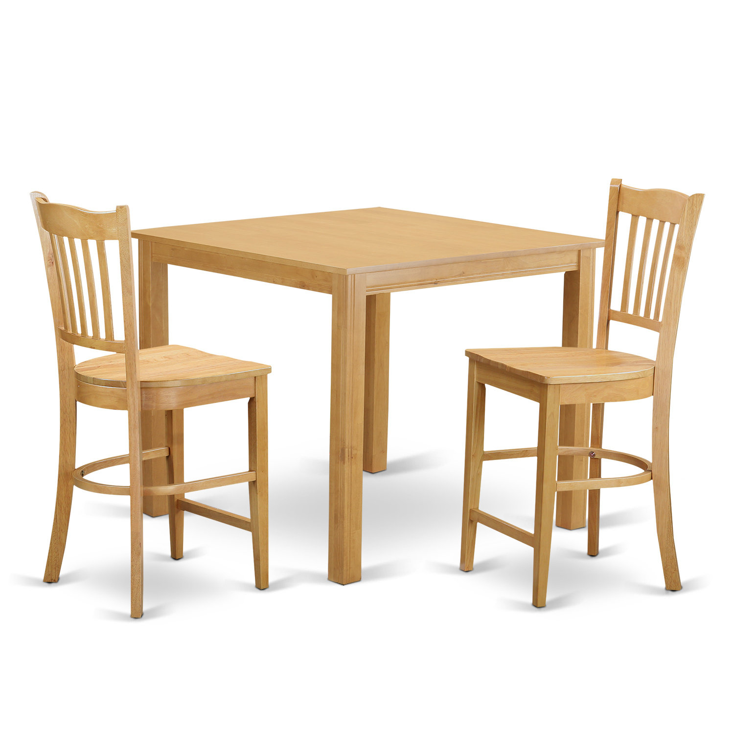 Rosalind Wheeler Glenbrook Counter Height Solid Wood Dining Set | Wayfair