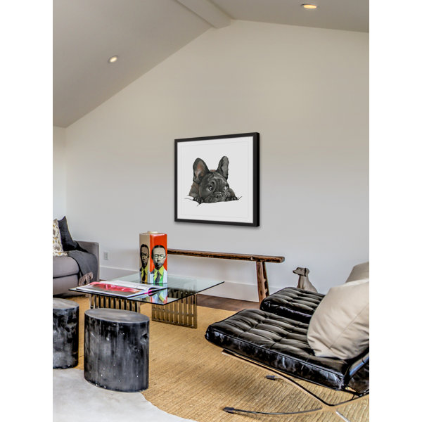 Red Barrel Studio® Sneaky Frenchie - Picture Frame Print & Reviews ...