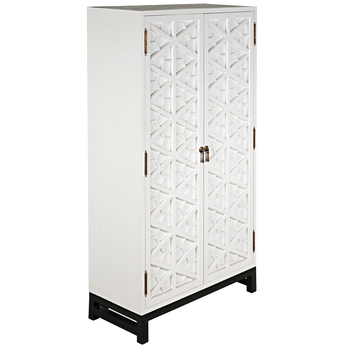 Noir Maharadscha 2 - Door Armoire | Perigold