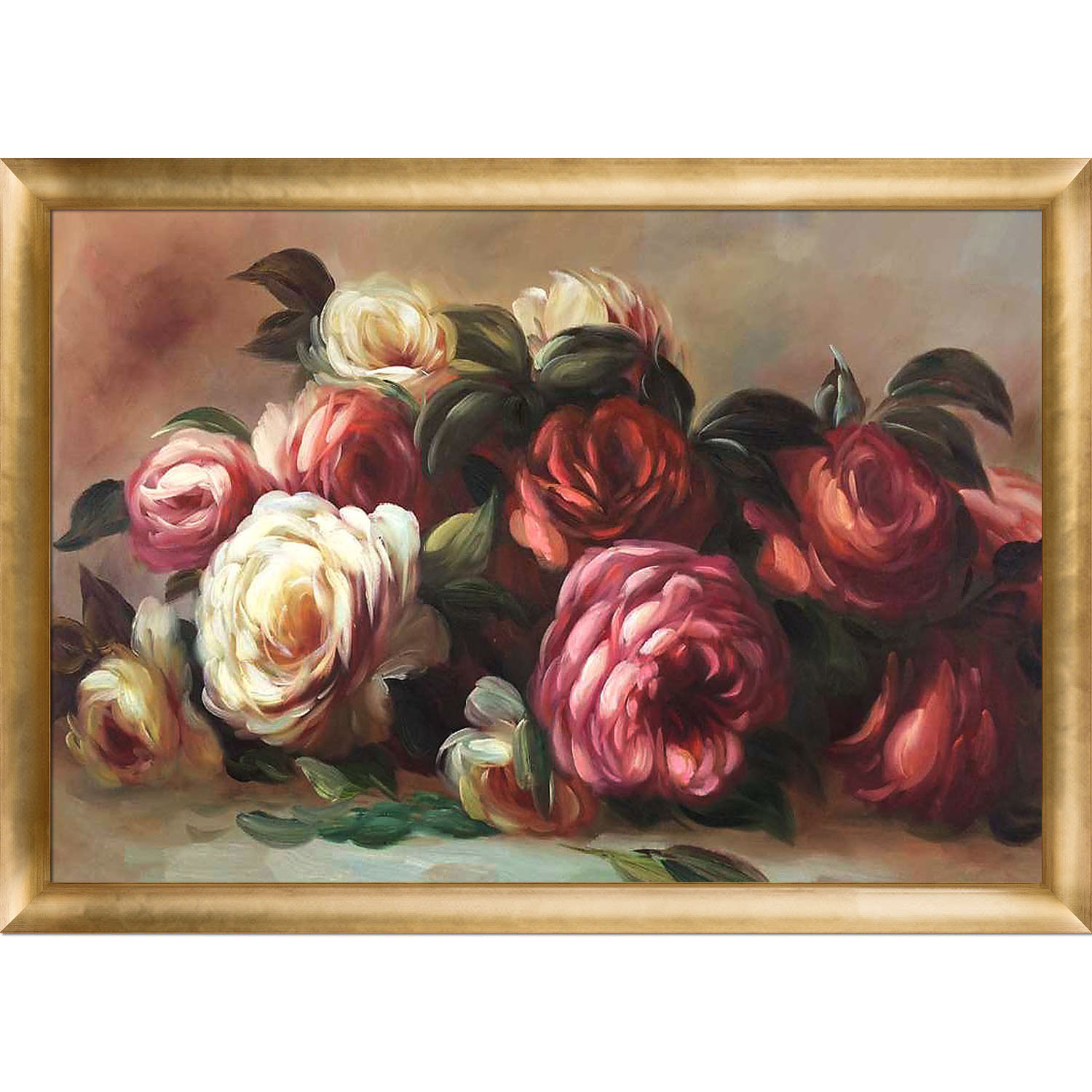 Vault W Artwork Discarded Roses by Pierre-Auguste Renoir - Picture ...