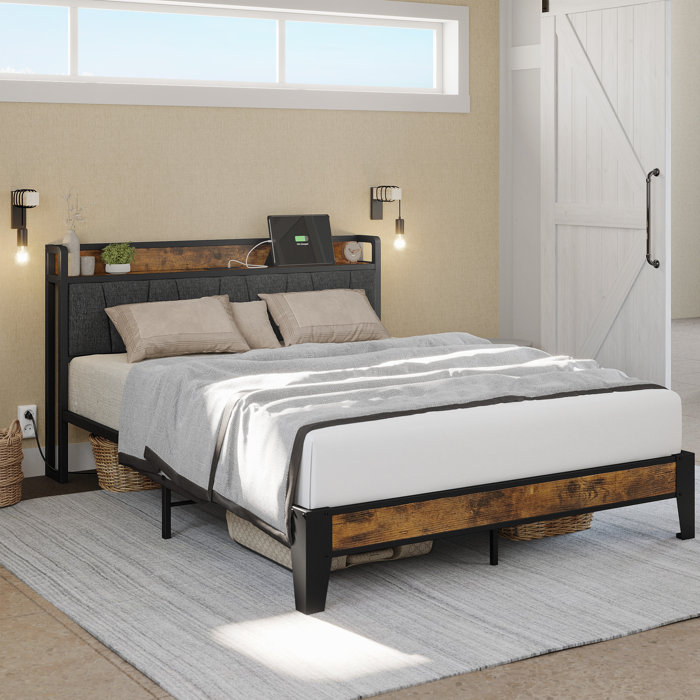 17 Stories Tharsiga 39'' Bed Frame & Reviews | Wayfair