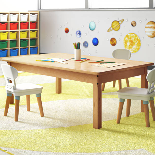 Wood Designs Rectangular Activity Table at Neal Marquez blog