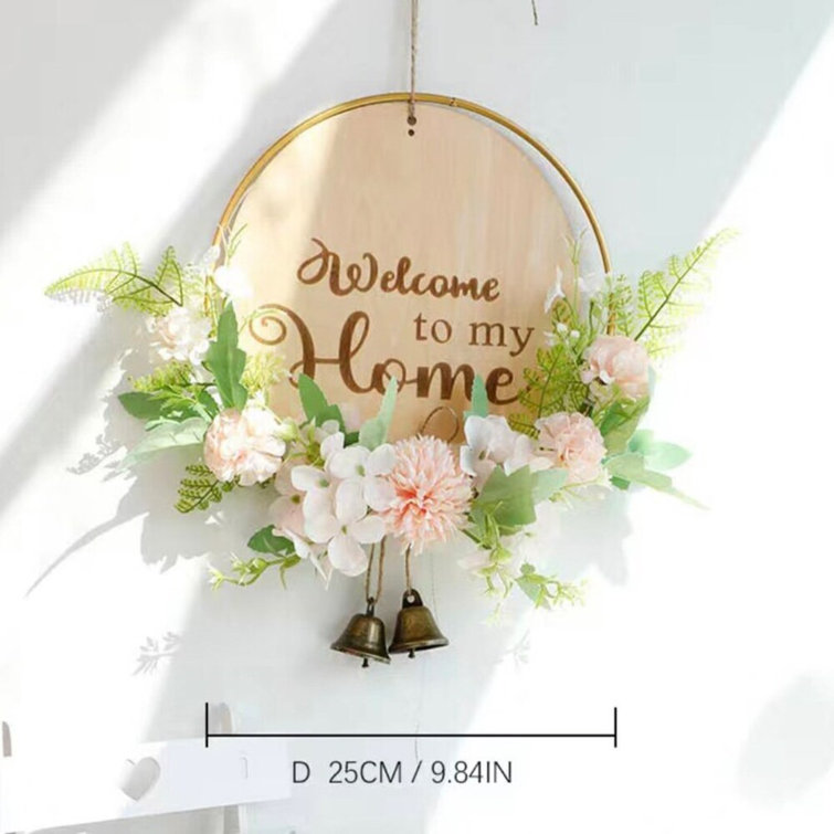 Gracie Oaks Decorative Welcome Sign Wall Décor | Wayfair