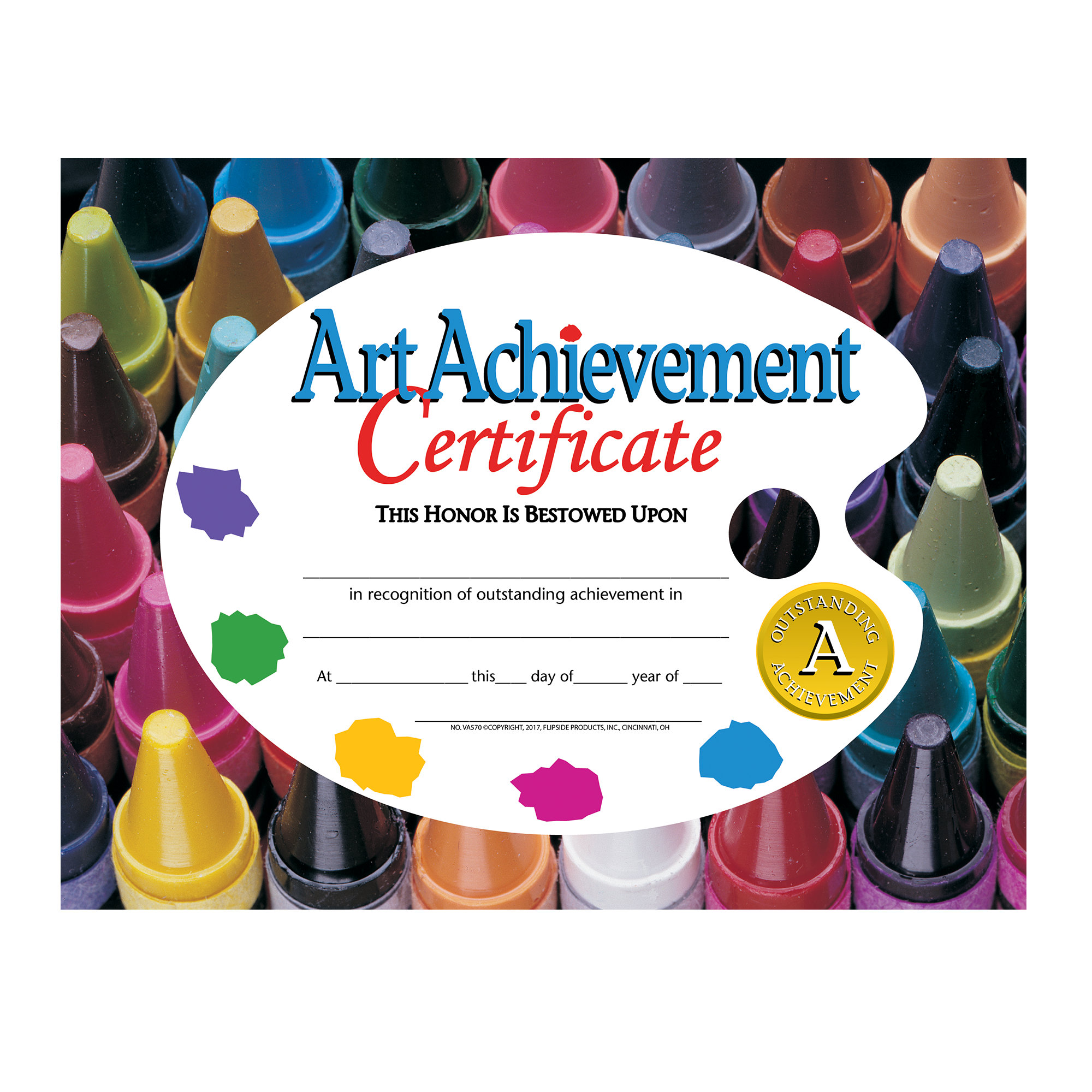 Flipside Products Art Achievement Certificate | Wayfair