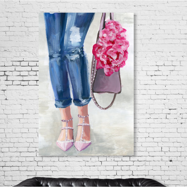 House of Hampton® Out And About Blush Print & Reviews | Wayfair