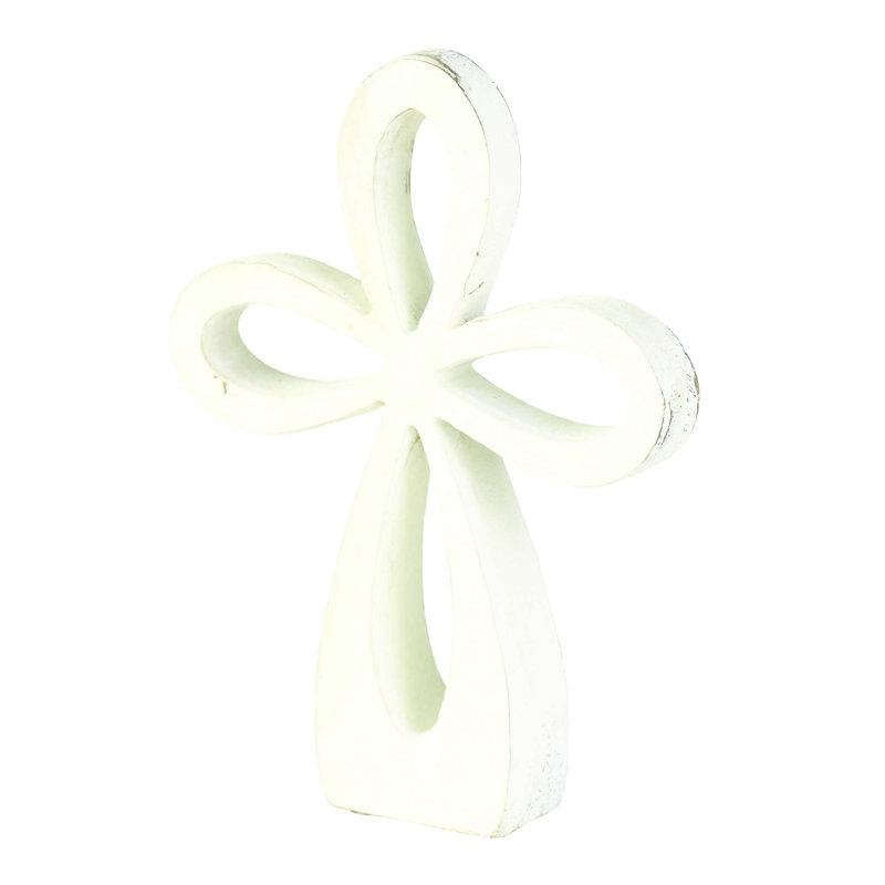 Gracie Oaks Bodette Tabletop Cross Figurine | Wayfair