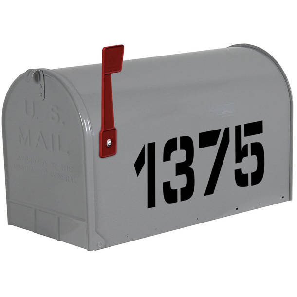 VWAQ Custom Mailbox Address Stickers - Set Of 2 Street Address Decals ...