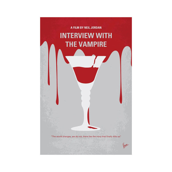 Maturi Interview with the Vampire - Wrapped Canvas Graphic Art ...