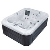 Luxuria Spas 3 - Person 47 - Jet Acrylic Rectangular Hot Tub with ...