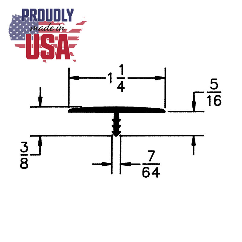 Outwater Plastic T Molding 1 1/4 Inch Flexible Polyethylene Center Barb ...
