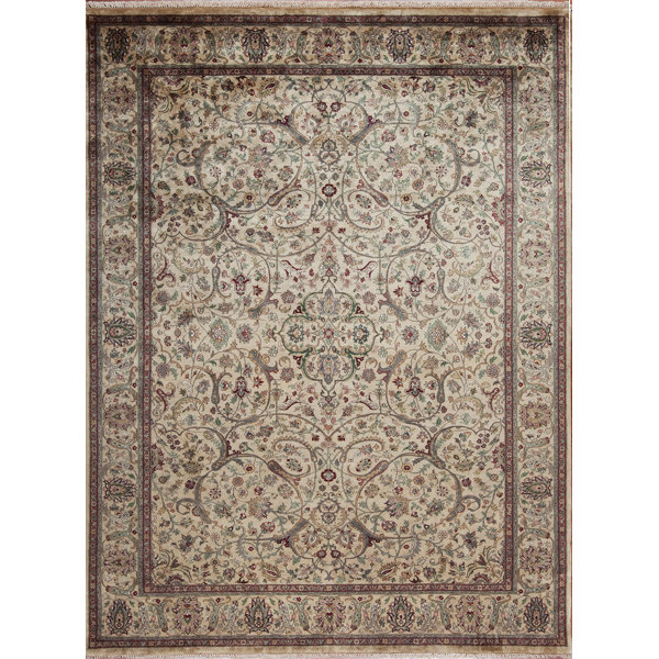 Samad Rugs Golden Age Handmade Hand-Knotted Wool Camel Rug | Wayfair