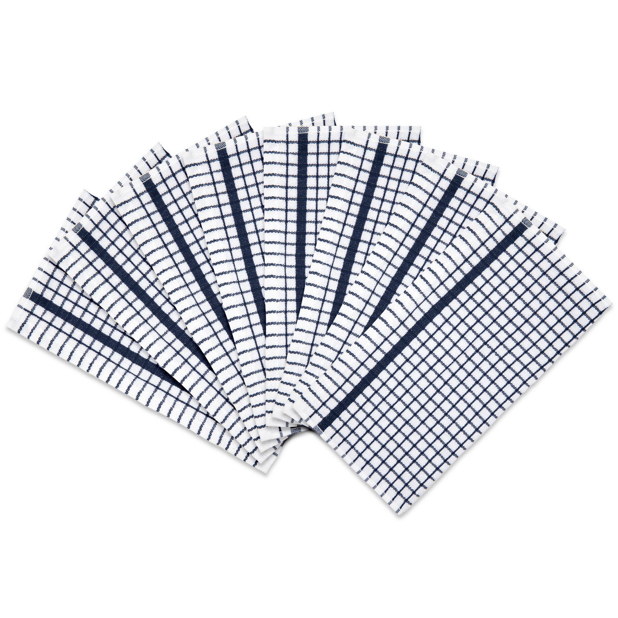 ArkwrightLLC The Sloppy Chef Classic Checkered 8-Piece Dishcloths | Wayfair