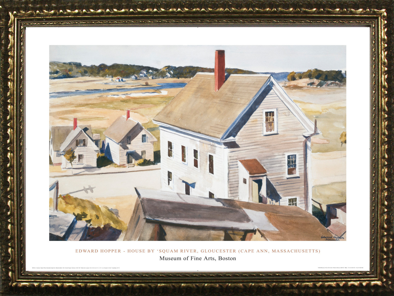 Vault W Artwork Museum Masters Edward Hopper - Picture Frame Print ...