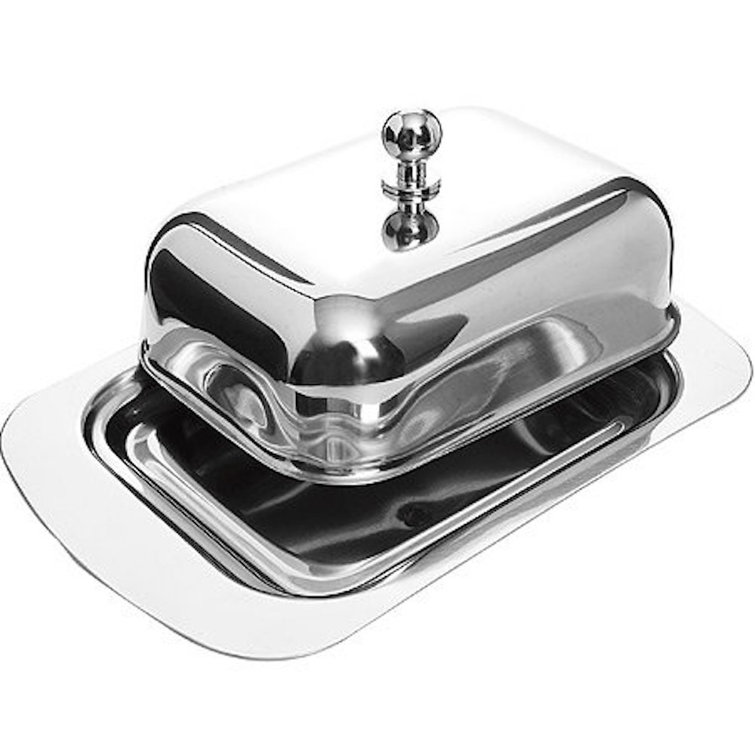 Prep & Savour Brijan Stainless Steel Butter Dish | Wayfair